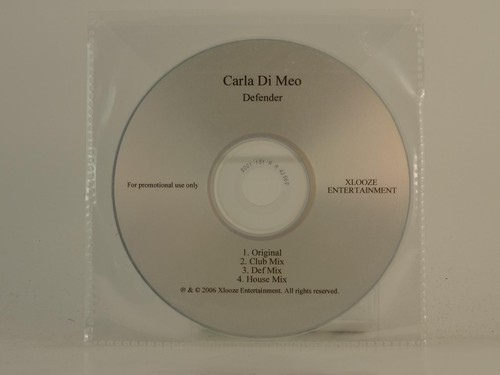 CARLA DI MEO DEFENDER (H1) 4 Track Promo CD Single plus Plastic Sleeve ...