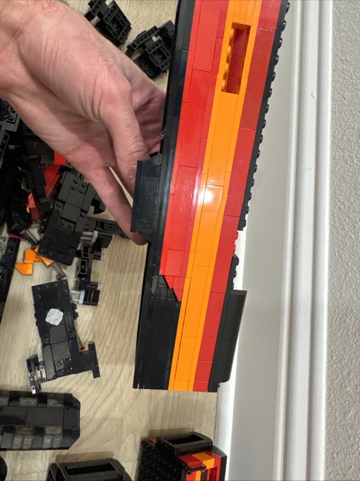 Lego Southern Pacific Daylight Train Moc Parts Lot | eBay