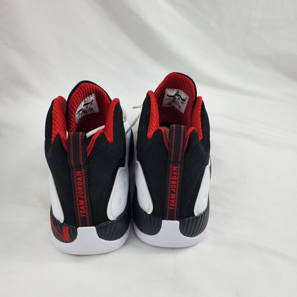 Nike Jordan Jumpman Team II 2 (Mens Size 12) White Black Red 819175-101 ...
