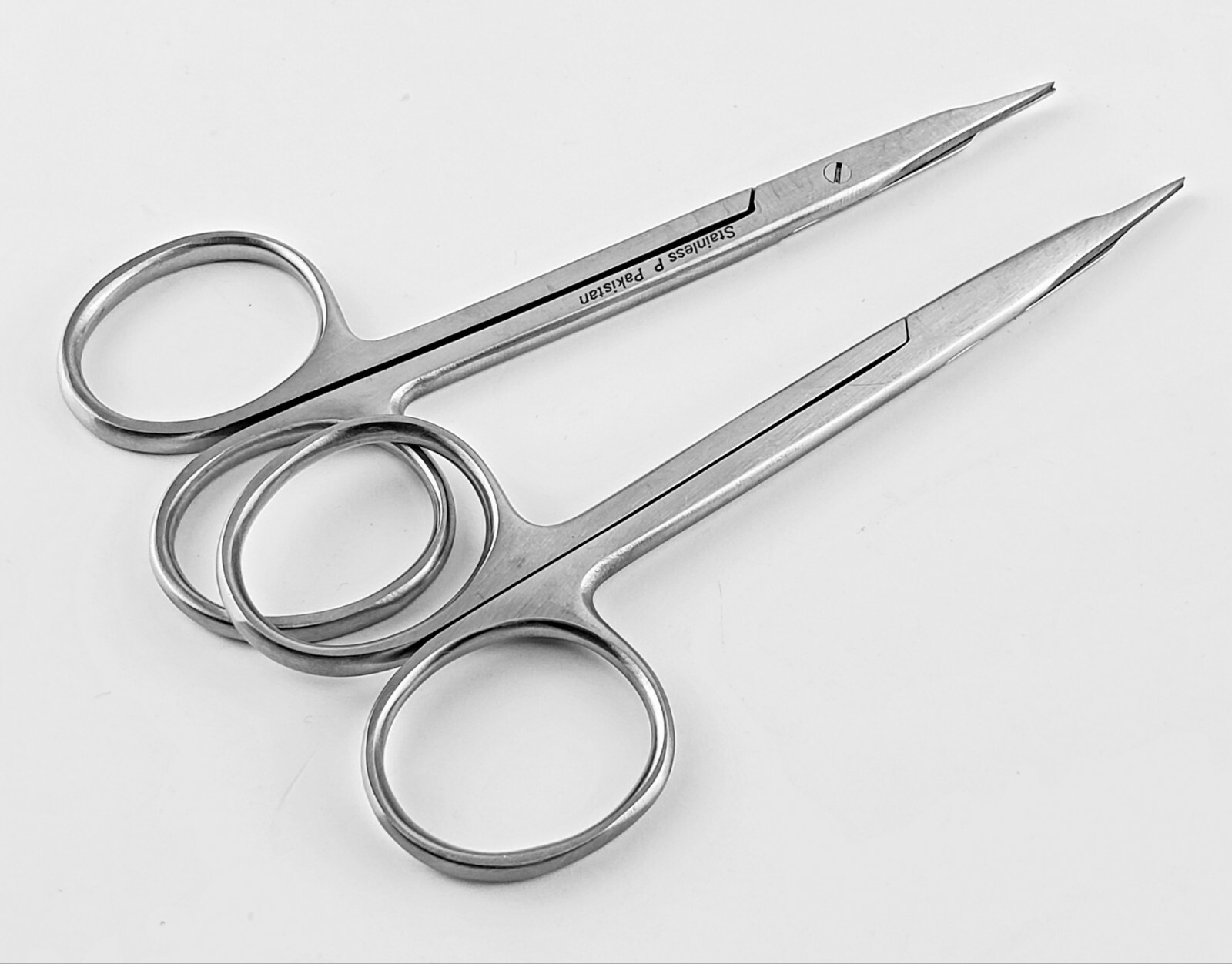 2 Procedure Gradle Scissors Straight 4.5" Sharp Tips Stainless Steel ...