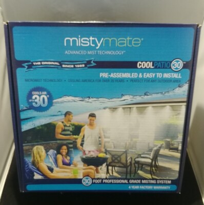 Misty Mate MistyMate Cool Patio 30 Foot Professional Grade Misting ...