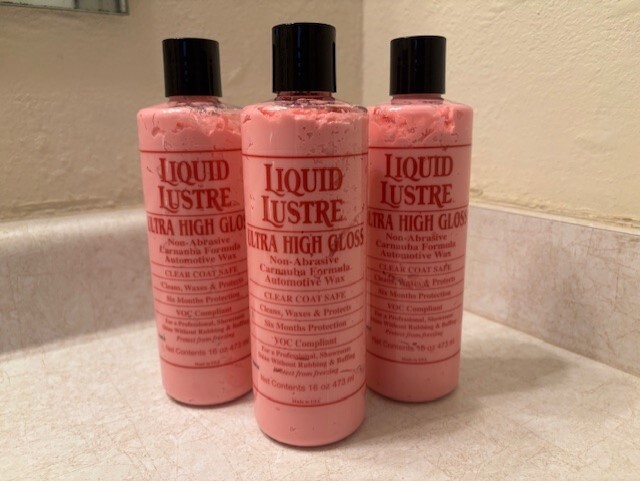 LIQUID LUSTRE PINK AUTOMOTIVE CAR WAX - 16 OZ. BOTTLES - THE BEST! | eBay