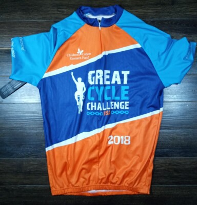 Men's Large 2021 Great Cycle Challenge Cycling Jersey Children's Cancer ...
