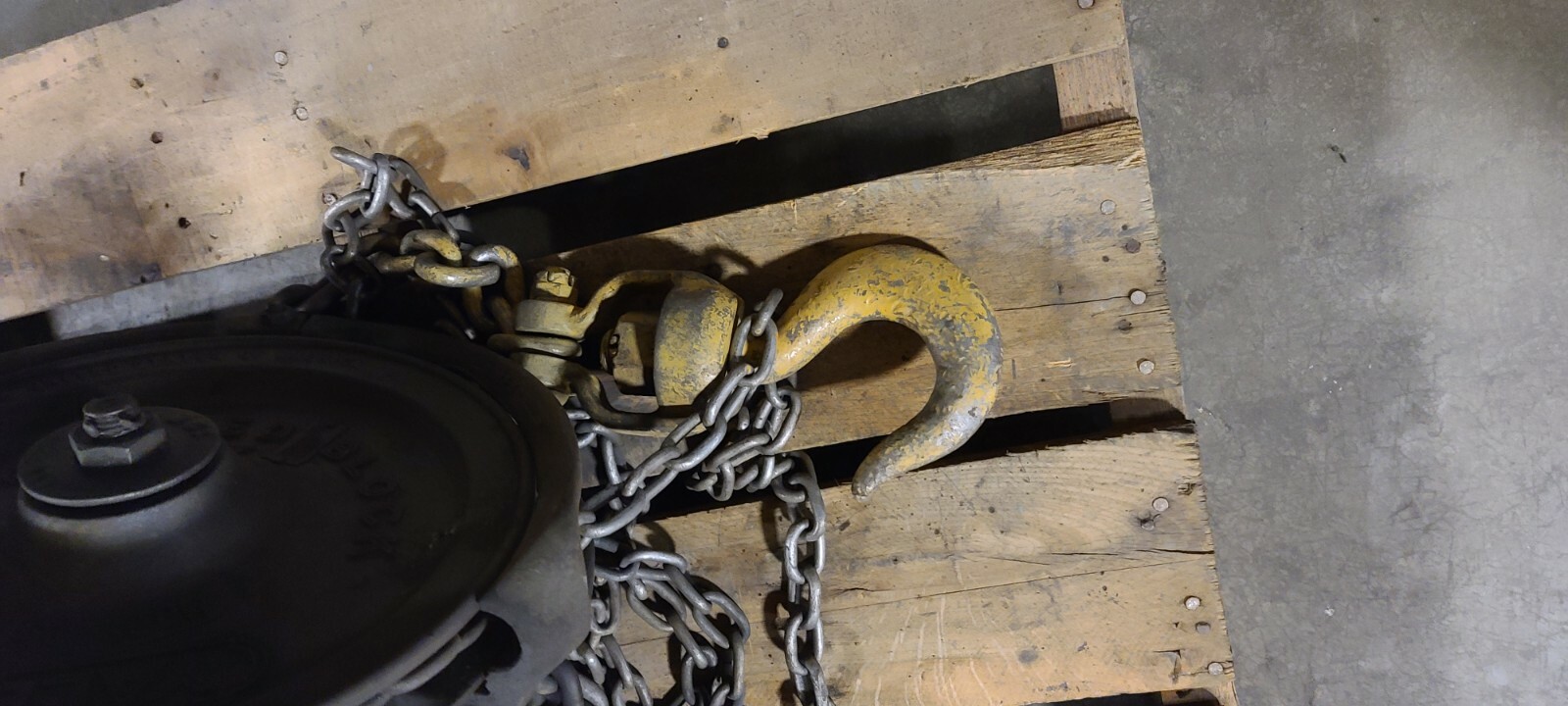 Vintage Yale Spur Geared Block 2 Ton Chain Hoist Model BB Working ...