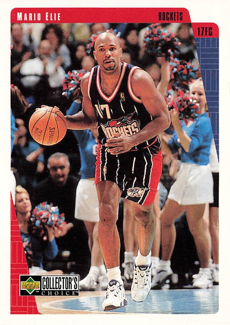 1997 Collector's Choice #50 Mario Elie Houston Rockets | eBay