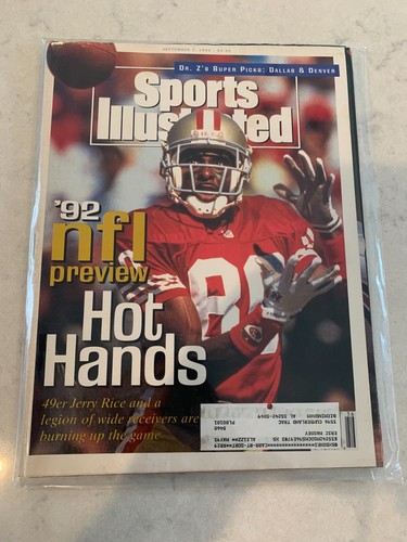 Sports Illustrated September 7, 1992 49ers Jerry Rice '92 NFL Preview ...