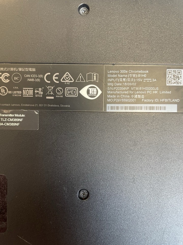 Lenovo 300e Chromebook 11.6'' (32 GB, MediaTek mt8173, 2.1 GHz, 4 GB ...