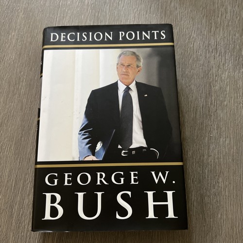 George W. Bush Signed Decision Points Hardcover PSA DNA COA Auto 43rd ...