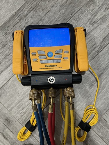 Fieldpiece SM382V 3-Valve SMAN Wireless Digital Refrigerant Manifold | eBay