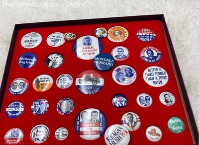 United States Presidential Political Campaign Pinback Button Collection ...