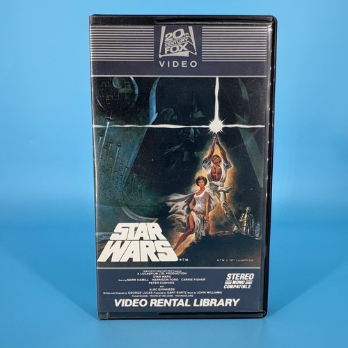 VHS-Star Wars in its Original Form-In a rental box from 1982 | eBay