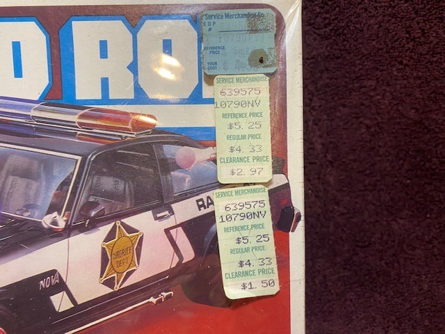 MPC Squad Rod Nova Police Car Vintage Model Car Kit #1-0744 Sealed 1:25 ...