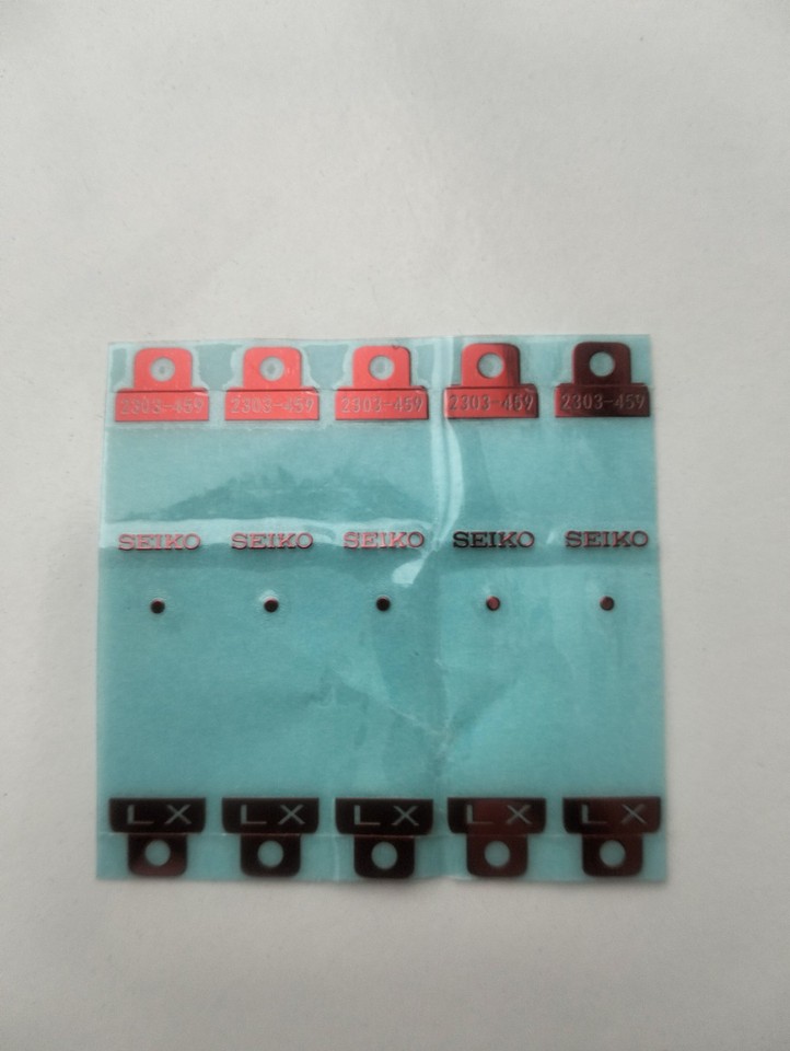 🌶️ SEIKO dial logo replacement emblem sticker watch mod RED High ...