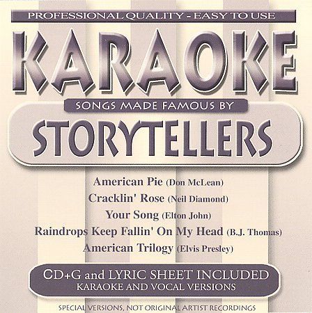 Songs Made Famous by Storytellers by Karaoke (CD, Dec-2002, BCI Music ...