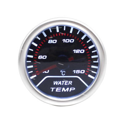 2" 52mm Universal Car Pointer Smoke Len LED Water Temp Temperature ...