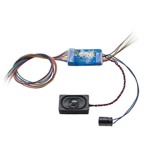 Digitrax SDXH167D Series 7 Sound Decoder HO Scale with Speaker ...