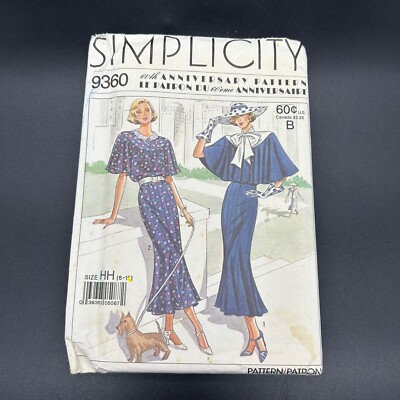 Simplicity 9360 Misses Dress 60th Anniversary Pattern Uncut Sz 6-12 | eBay