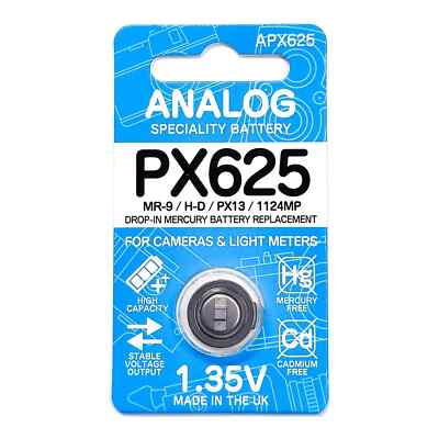 PX625 MR-9 HD PX13 APX625 E-625N EPX625 MRB625 1.35V Mercury Battery ...