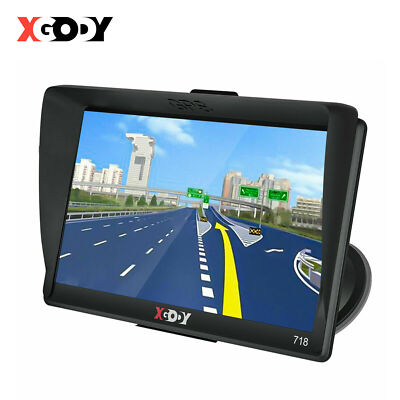 XGODY 7'' Truck HGV LGV SAT NAV GPS Navigation Capacitive Touch Screen ...