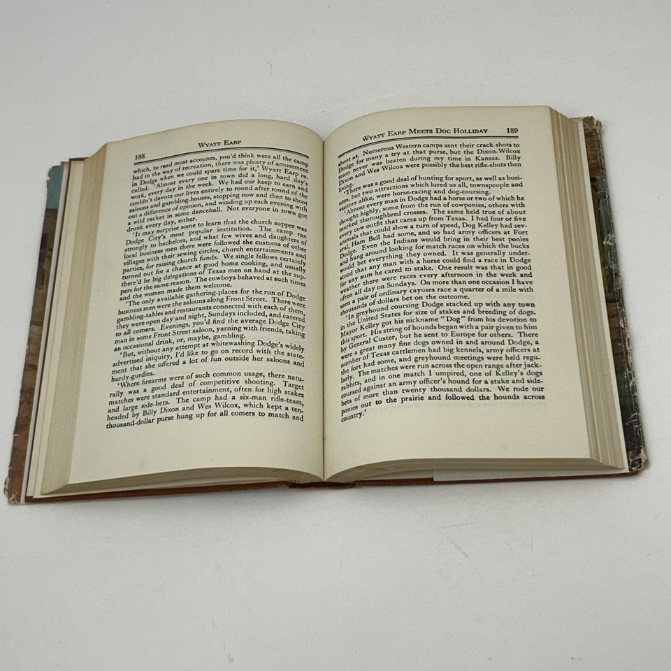 Wyatt Earp Frontier Marshal by Stuart N. Lake Riverside Press - 1955 ...
