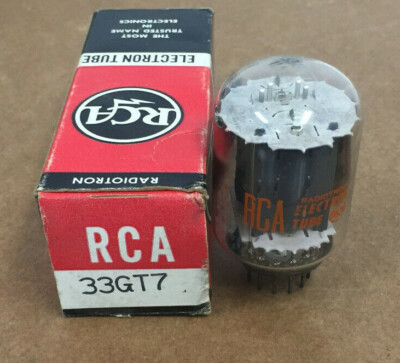 RCA 33GT7 VINTAGE ELECTRON VACUUM TUBE MADE IN U.S.A. | eBay