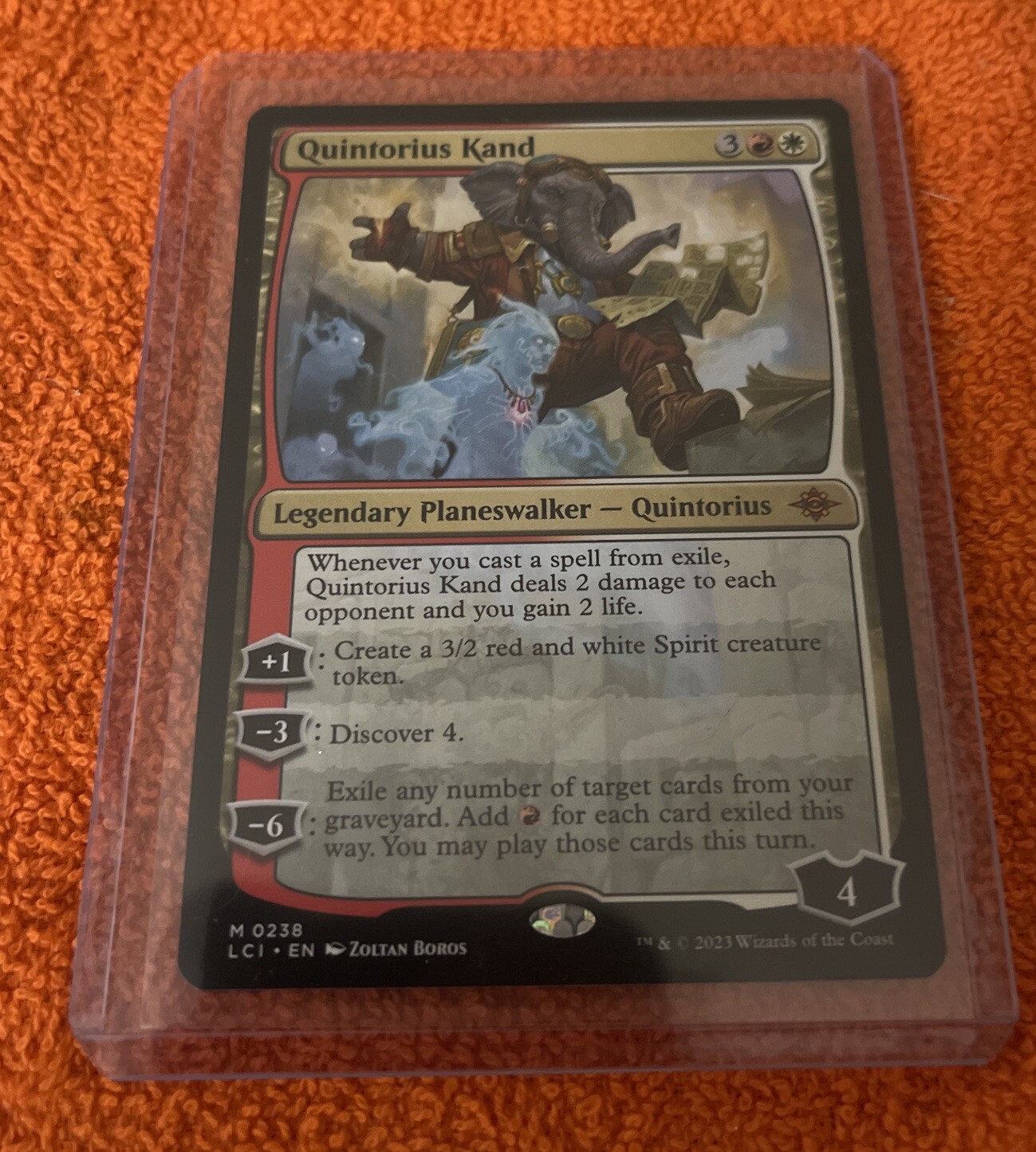 QUINTORIUS KAND The Lost Caverns Of Ixalan LCI Planeswalker Magic MTG ...