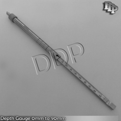 Depth Gauge 0mm to 90mm Surgical orthopedic Instruments | eBay