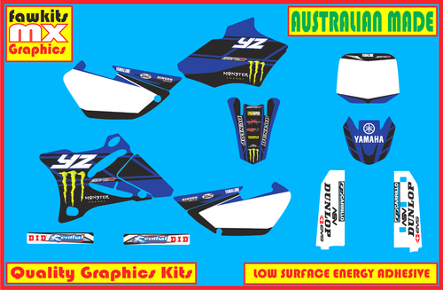 YAMAHA YZ 85 2002-2014 MX GRAPHICS KIT DECALS STICKER KIT STICKERS ...