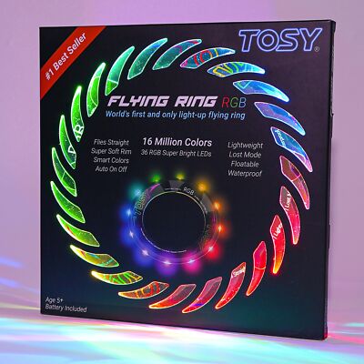 TOSY Flying Ring - 16 Million Color RGB LEDs Super Bright Lost Mode ...
