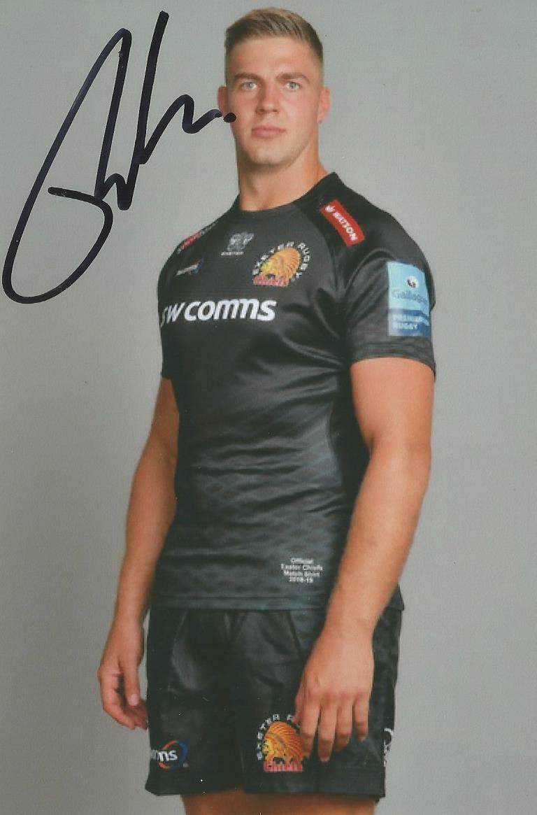 EXETER CHIEFS RUGBY UNION: TOBY SALMON SIGNED 6x4 PORTRAIT PHOTO+COA ...