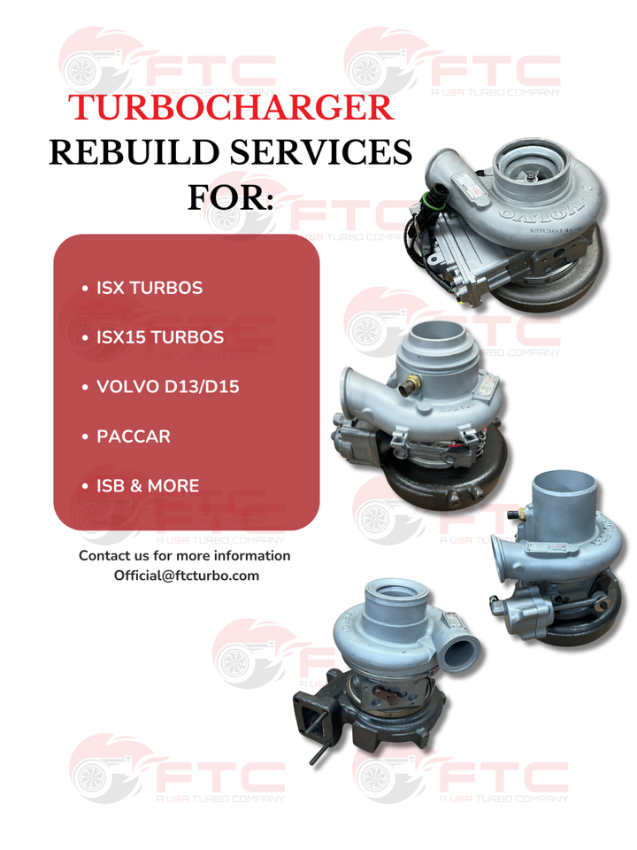 Holset OEM PACCAR HE500VG Turbocharger WITH VGT ACTUATOR For MX13 EPA ...