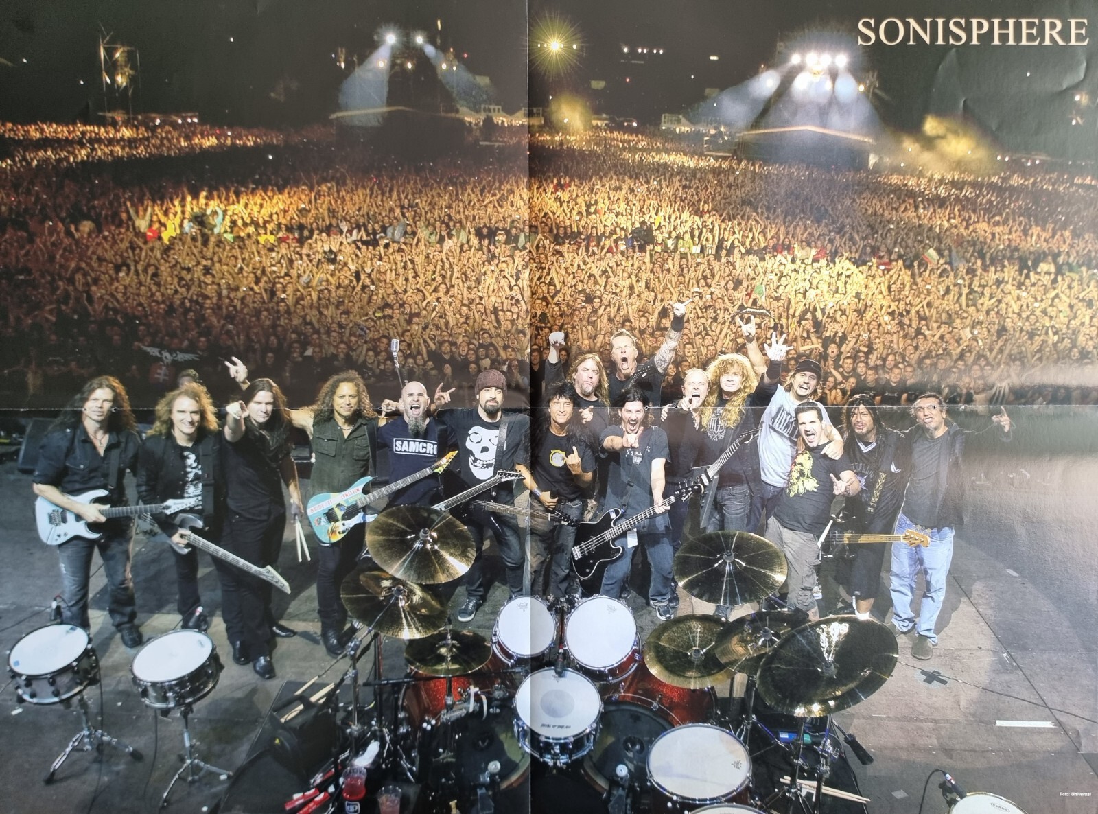 Poster: SONISPHERE (Metallica, Megadeth) - 22 x 16 in. (55 x 40 cm ...
