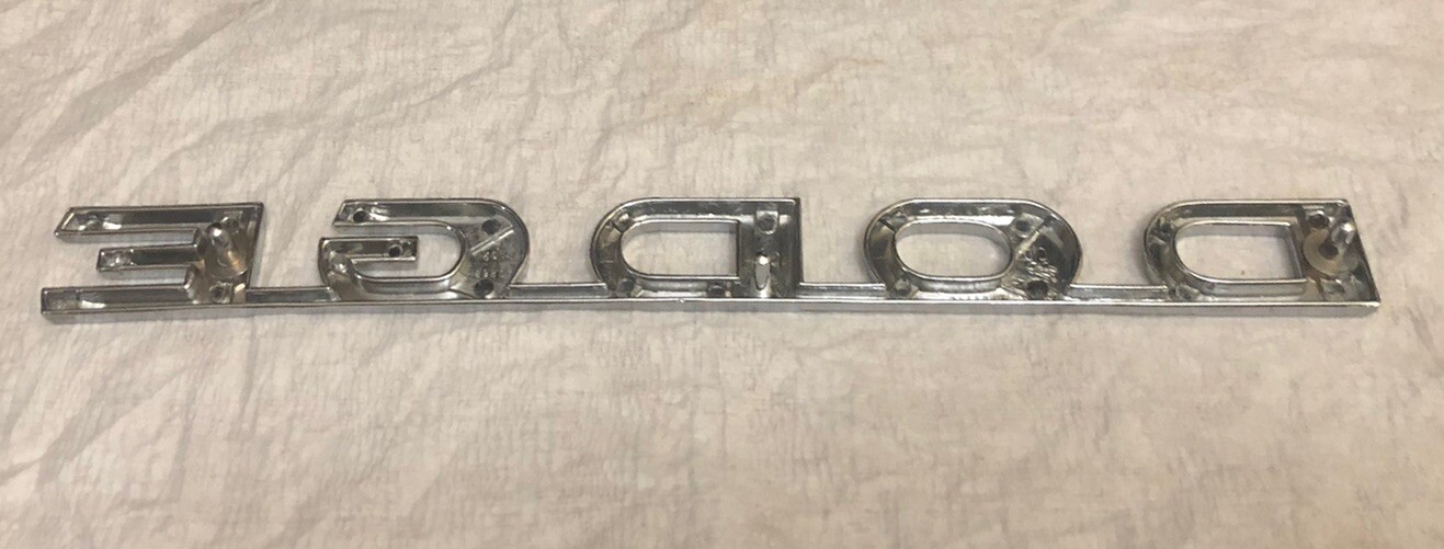 1962-1967 DODGE TRUCK NAMEPLATE EMBLEM | eBay