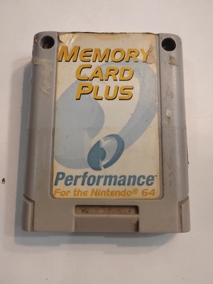 Nintendo 64 N64 P-375A Performance Memory Card Plus Tested Working | eBay