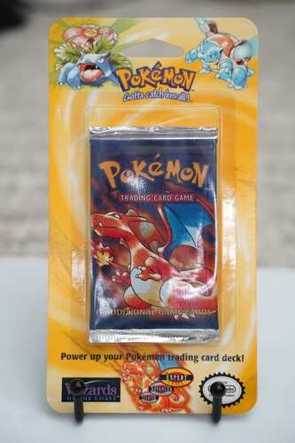 Pokemon 1999 WOTC Base Set Unlimited Booster Blister Pack Charizard ...