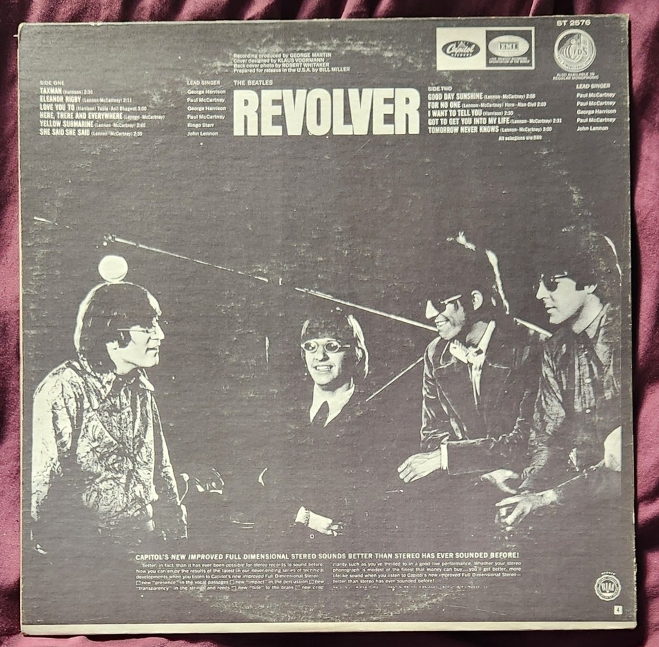 The Beatles – Revolver - Vinyl LP - US - Stereo - 1966 - Capitol ST ...
