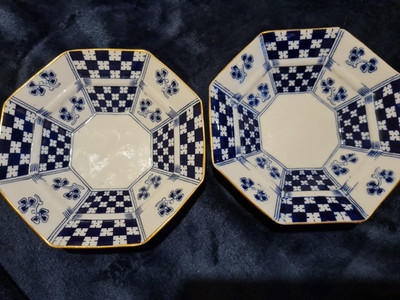 Ichiyama Minoyaki Aizome Indigo Dyeing Octagon Japanese - Set of 2 ...