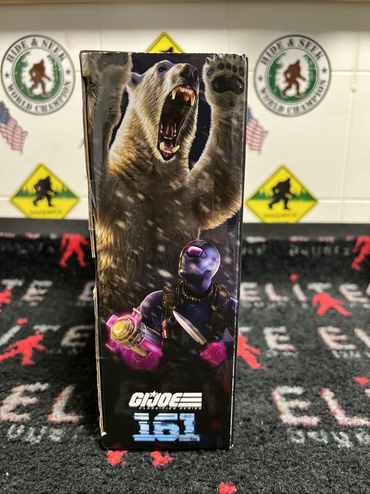GI Joe Classified Series Snake Eyes & Polar Bear # 161 Hasbro With ...