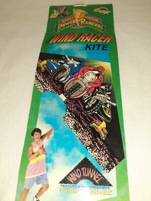 Vintage 1994 Spectra Star Mighty Morphin Power Rangers Wind Racer Kite ...
