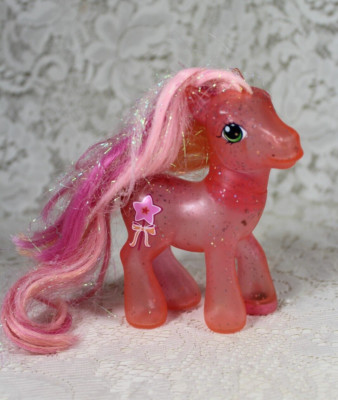 My Little Pony Secret Wish MLP G3 2002 Orange Star Wand Ribbon Magnetic ...