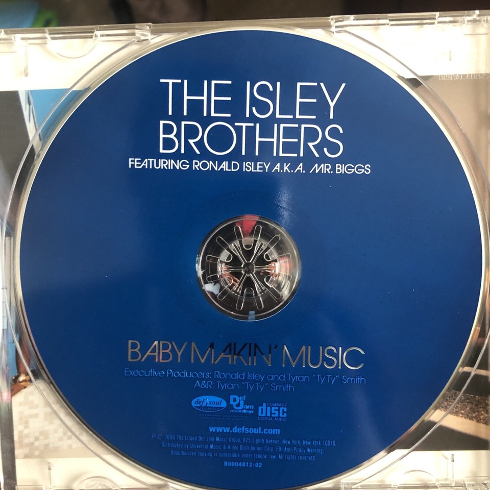 Baby Makin' Music by The Isley Brothers (CD, 2006) R&B Soul Funk ...