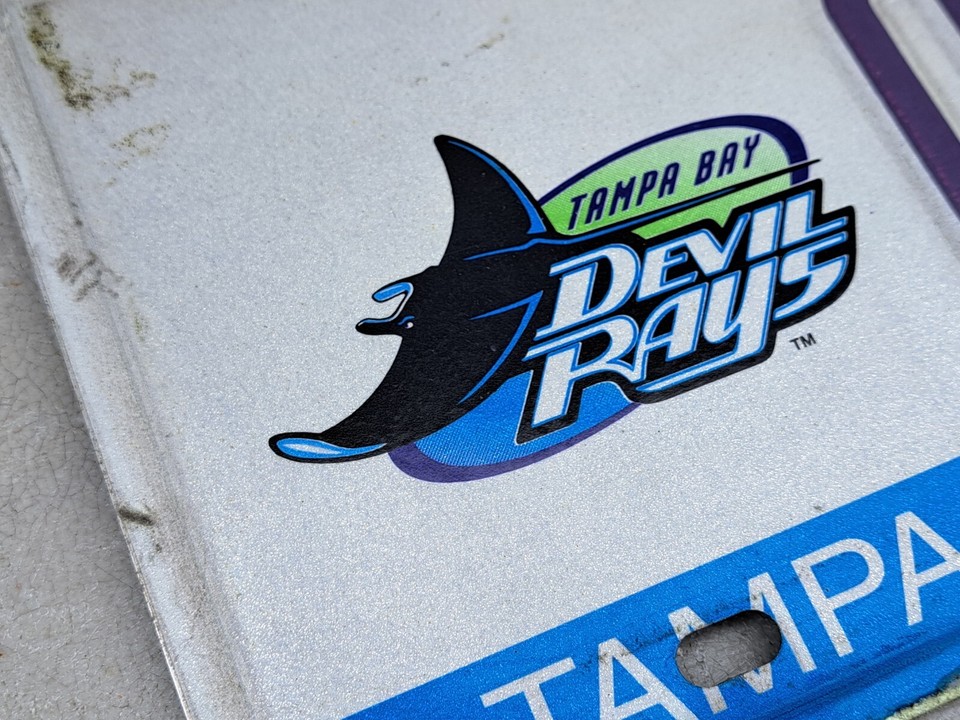 rare Florida license plate Tampa Bay Devil Rays MLB baseball EXPIRED | eBay