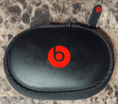 Beats By Dr. Dre Earbud Headphones Hard Shell Zipper Travel Case Only ...