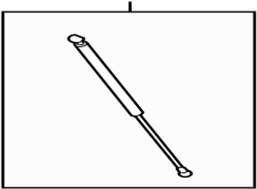 53440-69145 Toyota Support assy, hood, rh 5344069145, New Genuine OEM ...