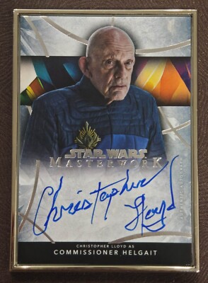 2024 TOPPS STAR WARS MASTERWORK AUTO 5/5 CHRISTOPHER LLOYD COMMISSIONER ...