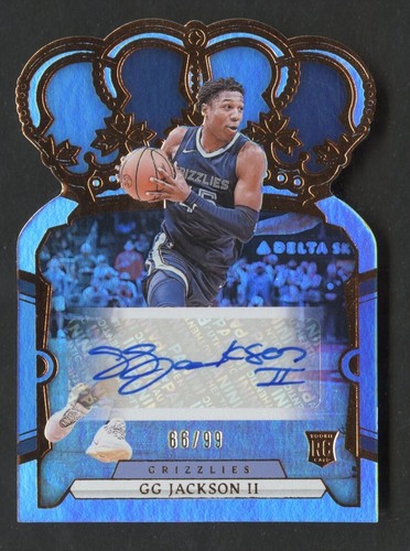 2023-24 Panini Crown Royale GG Jackson II RC Auto /99 Grizzlies Rookie ...