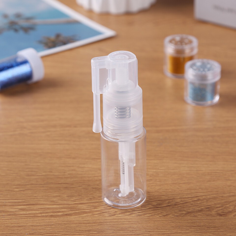 5# 14/35 ML Powder Spray Bottle Refillable Powder Bottle Empty Clear ...