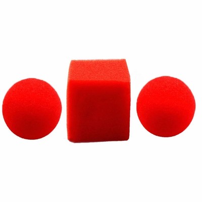 Red Ball Magic Sponge Magic Props Sponges Magic Tricks Magic Sponge ...