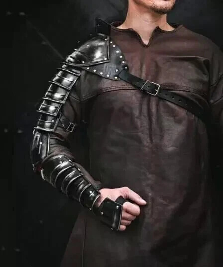 Medieval Single Pauldron Metal Sleeve Shoulder Arm Armor For Spartacus ...