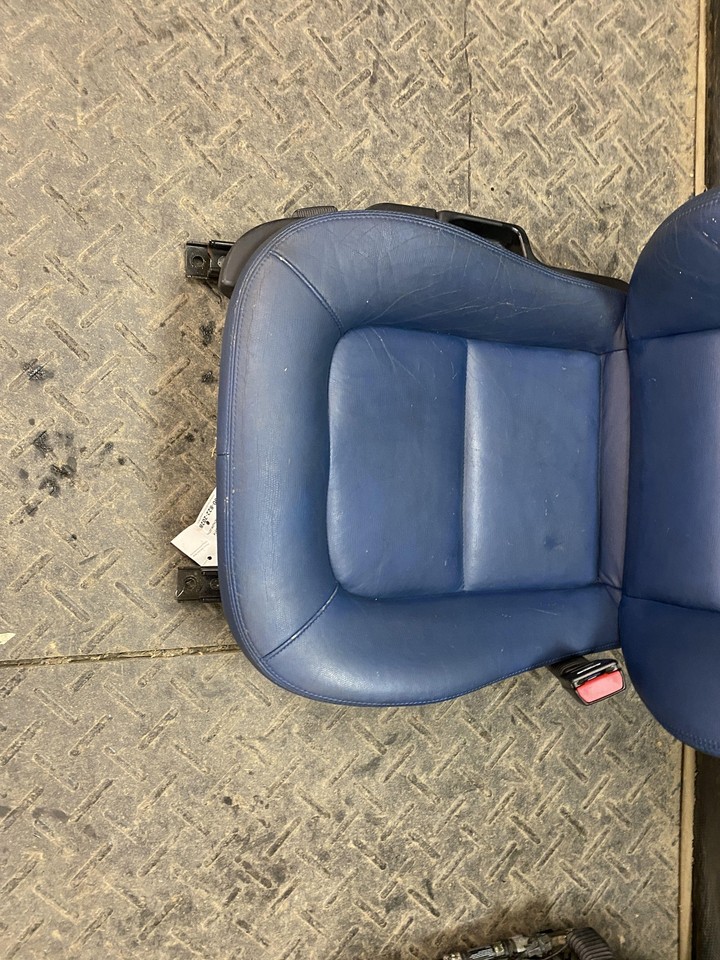 2001 BMW Z3 FRONT DRIVER & PASSENGER TOPAZ BLUE LEATHER SEATS V3PB | eBay